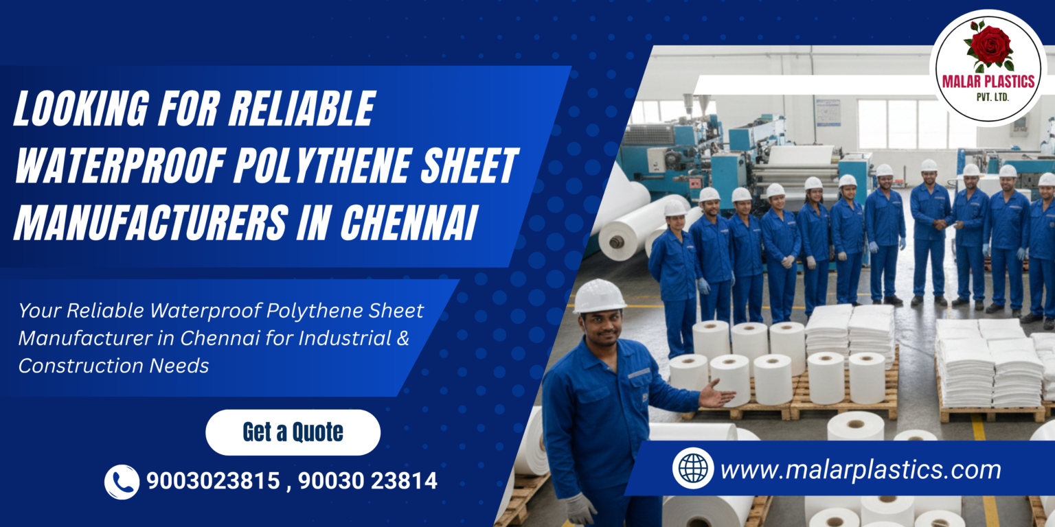 Waterproof polythene sheet manufacturers in chennai